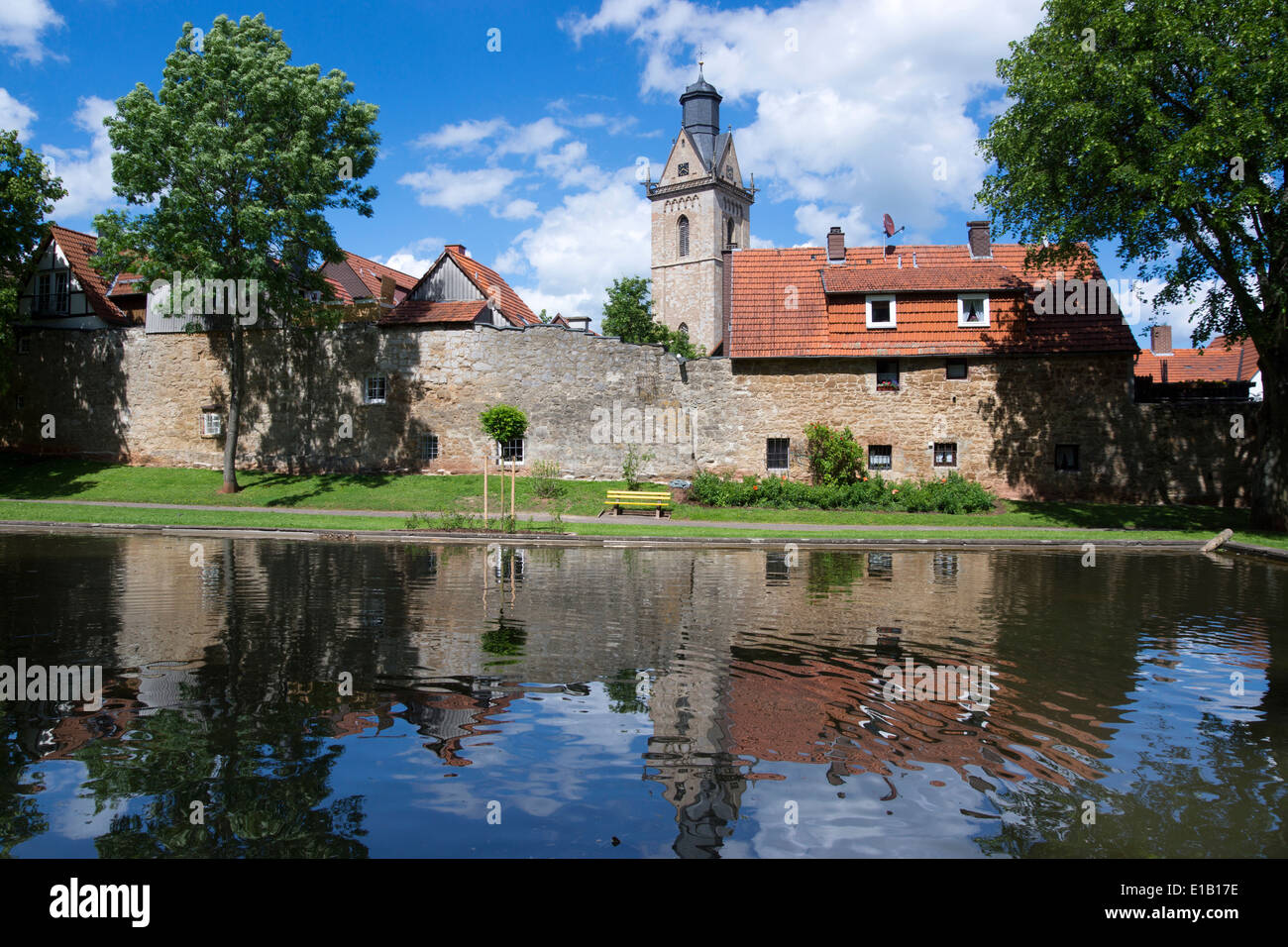 Blick auf die Stadt der Stadt Korbach, Hessen, Deutschland, Europa ...