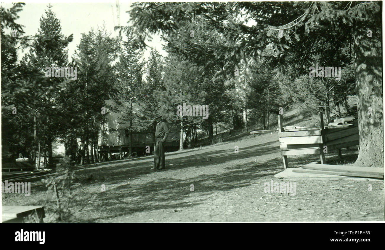 Die Big Fork Ranger Station befindet sich im Flathead National Forest ...