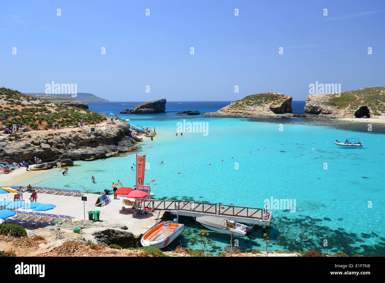 Blaue Lagune, Comino (Kemmuna), Gozo und Comino Bezirk, Gozo Region ...
