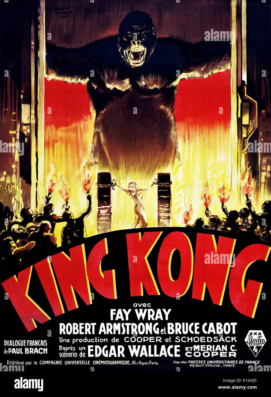 King kong mit fay wray robert armstrong bruce cabot -Fotos und ...