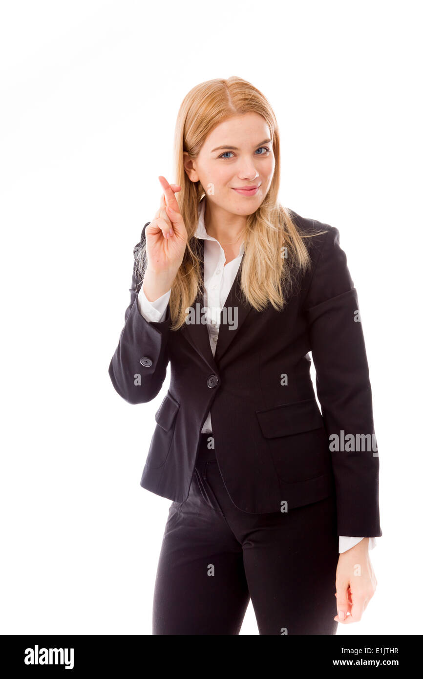 Die finger kreuzen -Fotos und -Bildmaterial in hoher Auflösung – Alamy