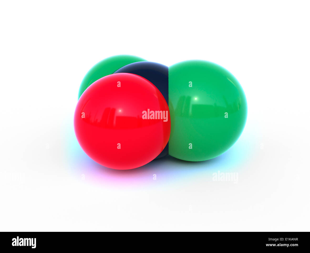 Phosgen molekular Ausgeschnittene Stockfotos und -bilder - Alamy