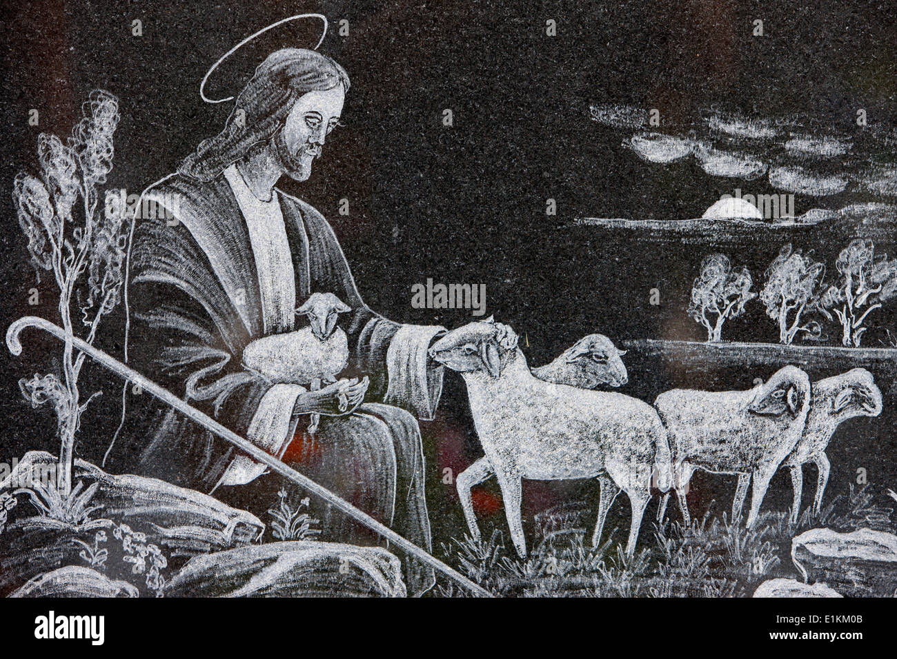 Jesus Der Gute Hirt Stockfotos und -bilder Kaufen - Alamy