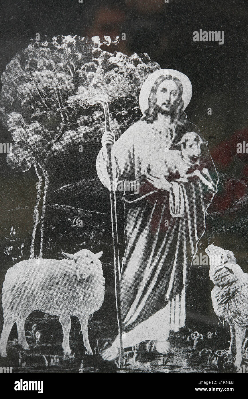 Jesus the good shepherd -Fotos und -Bildmaterial in hoher Auflösung – Alamy