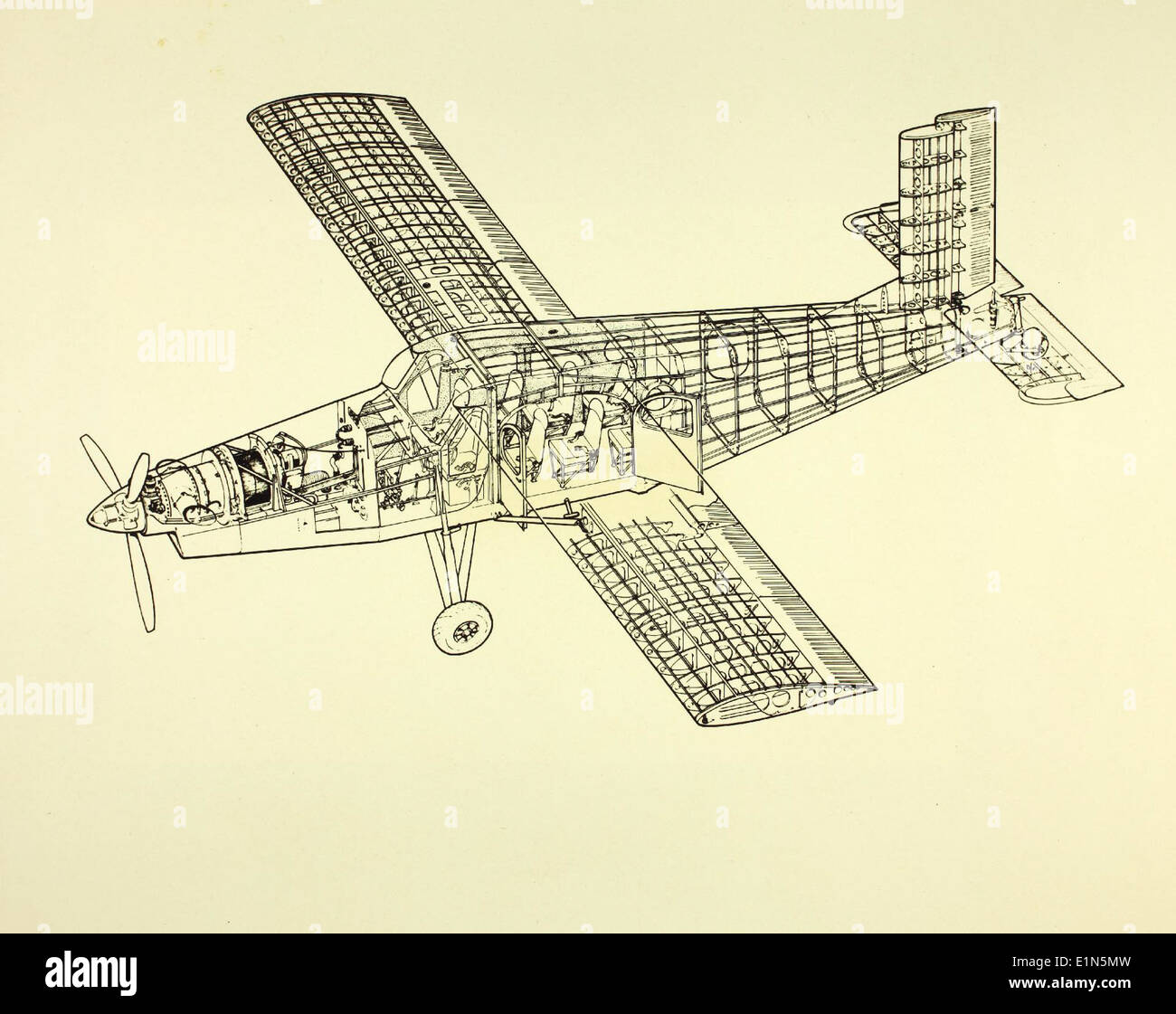 Pilatus PC-6 A, Turbo Porter Stockfotografie - Alamy