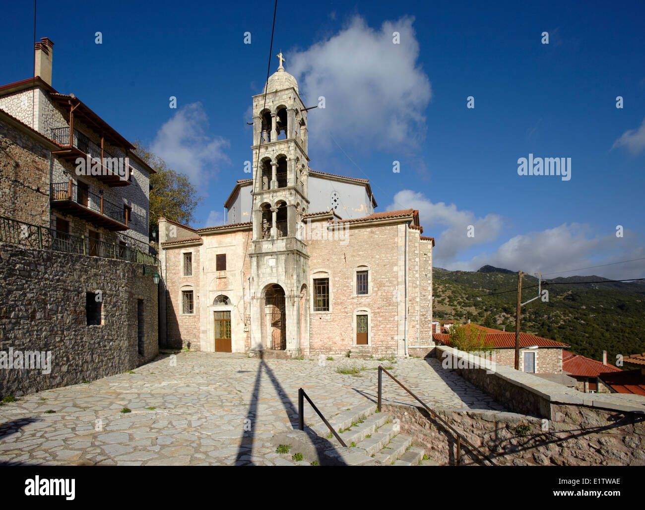 Europa, Griechenland, Peloponnes, Arcadia, Dimitsana Dorf ...