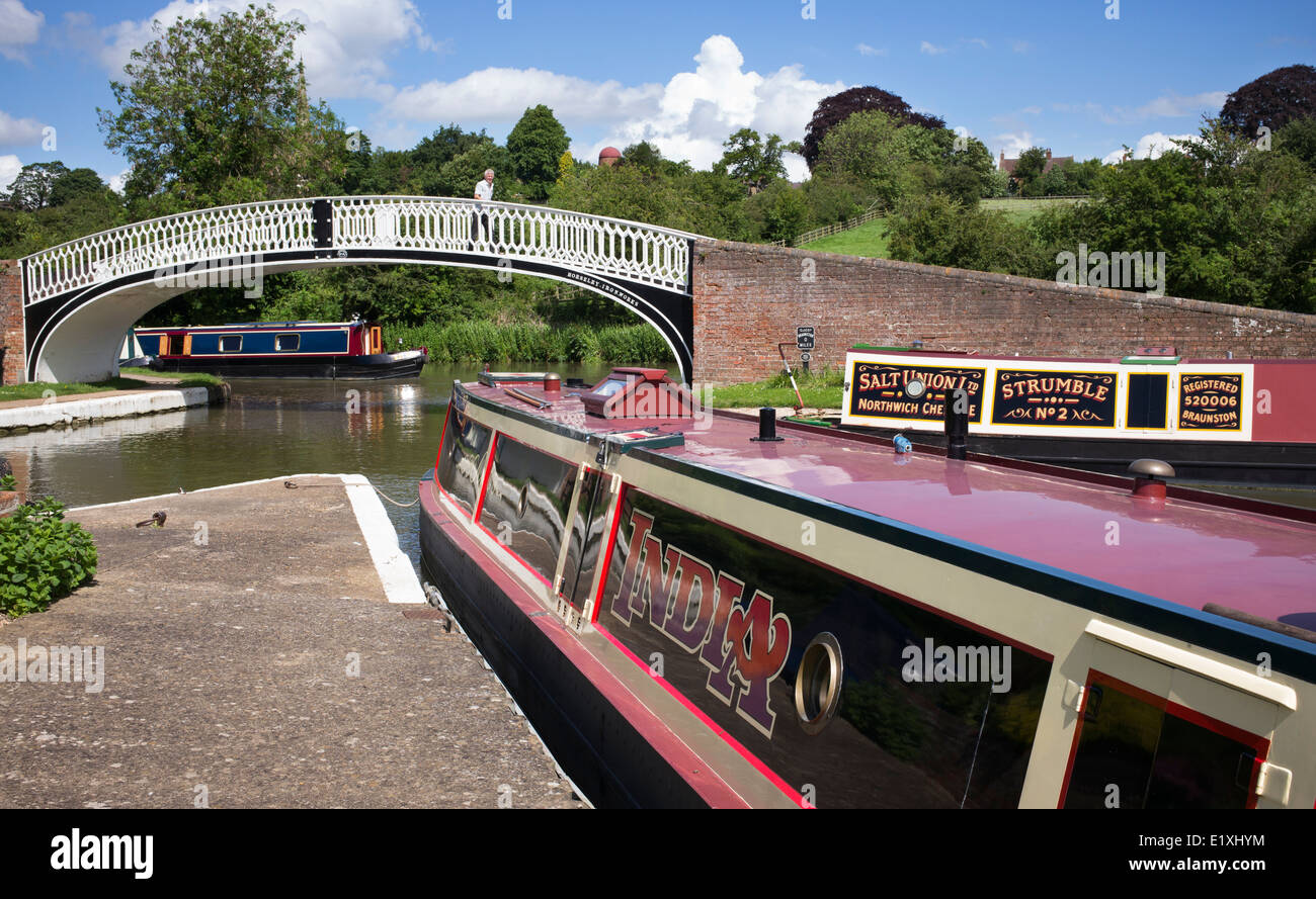 Narrowboats Braunston Marina am Grand Union canal. Braunston ...