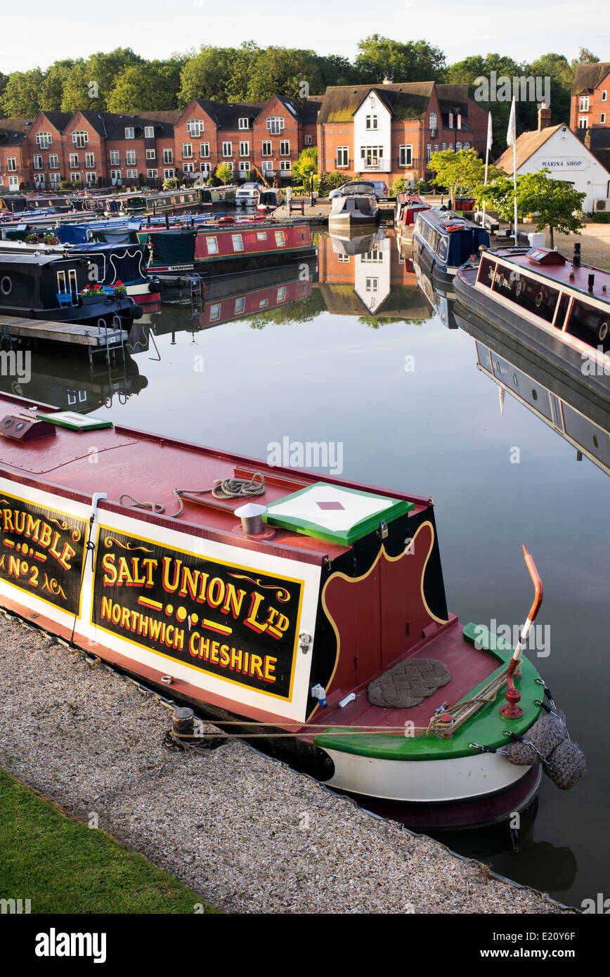 Narrowboats Braunston Marina am Grand Union canal. Braunston ...