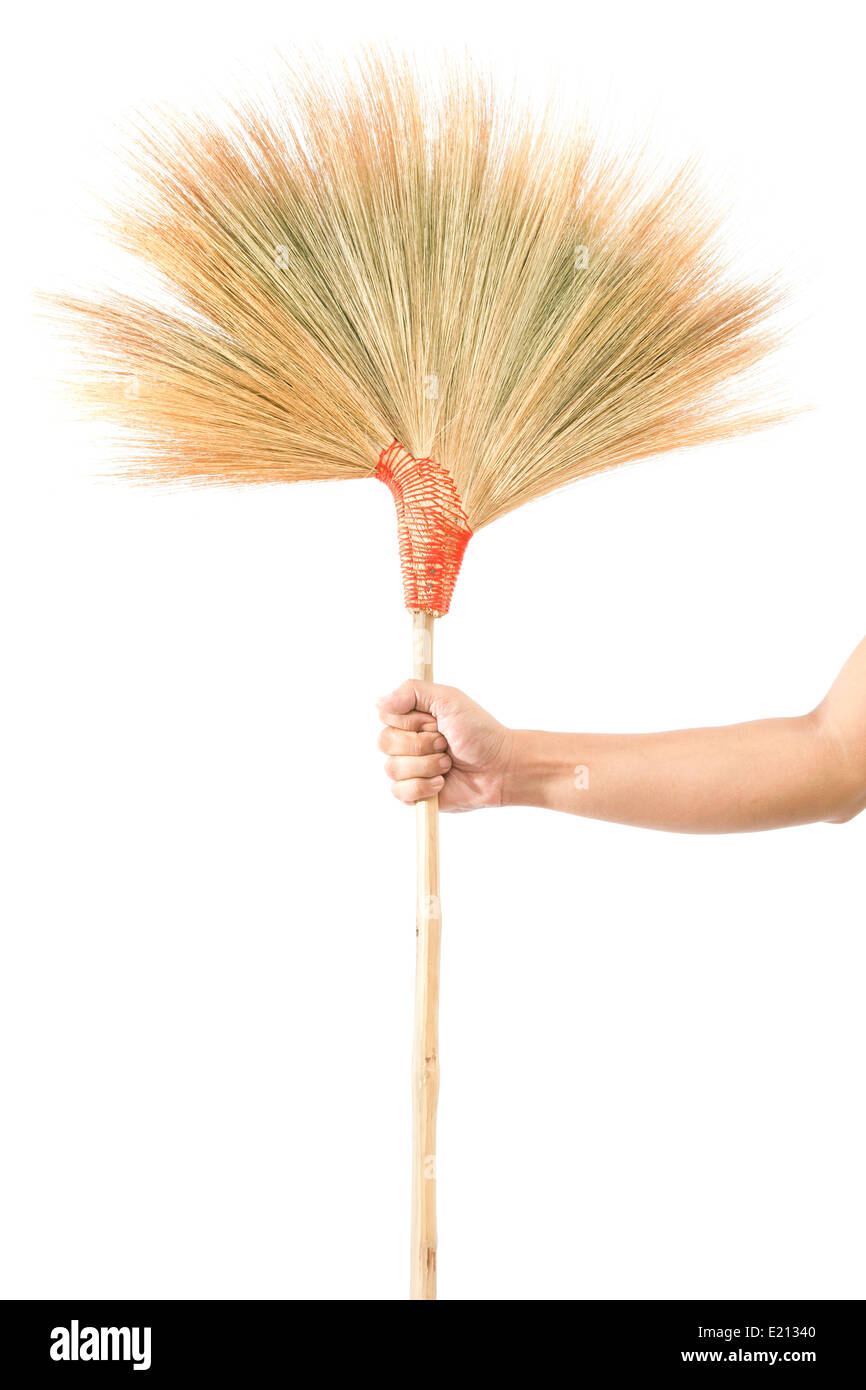 Besen in der hand -Fotos und -Bildmaterial in hoher Auflösung – Alamy