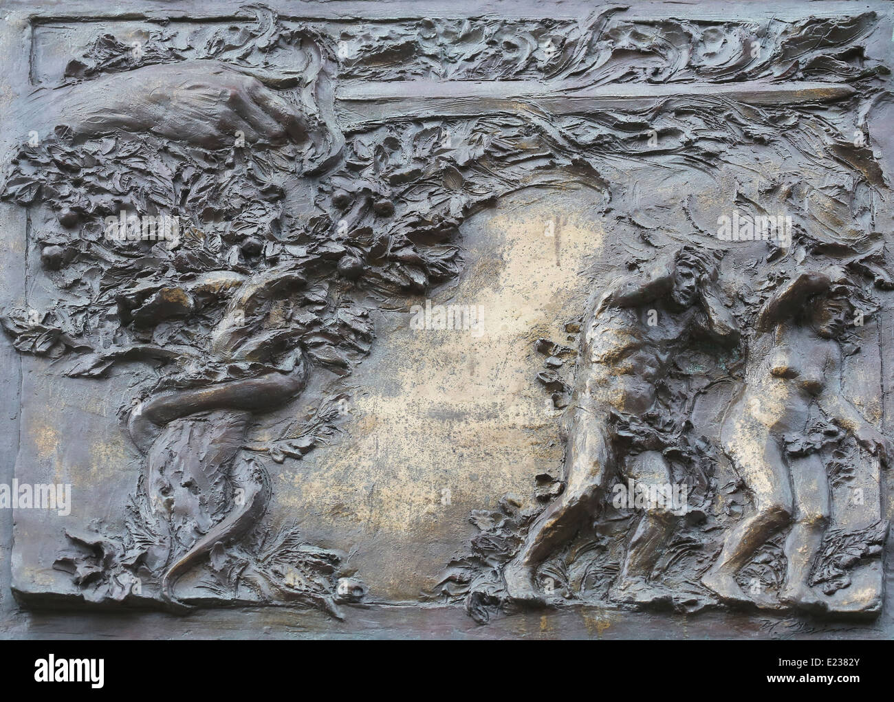 Expulsion adam eve from paradise -Fotos und -Bildmaterial in hoher Auflösung – Alamy