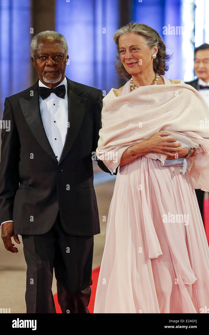Kofi annan wife nane lagergren -Fotos und -Bildmaterial in hoher ...