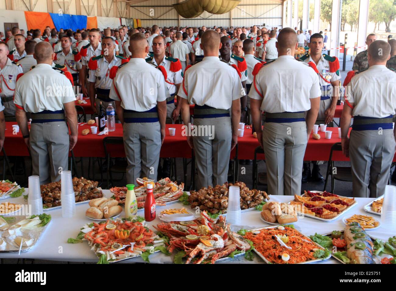 Camp Raffalli, Heimat des 2e REP, ein airborne Regiment von Franzose ...