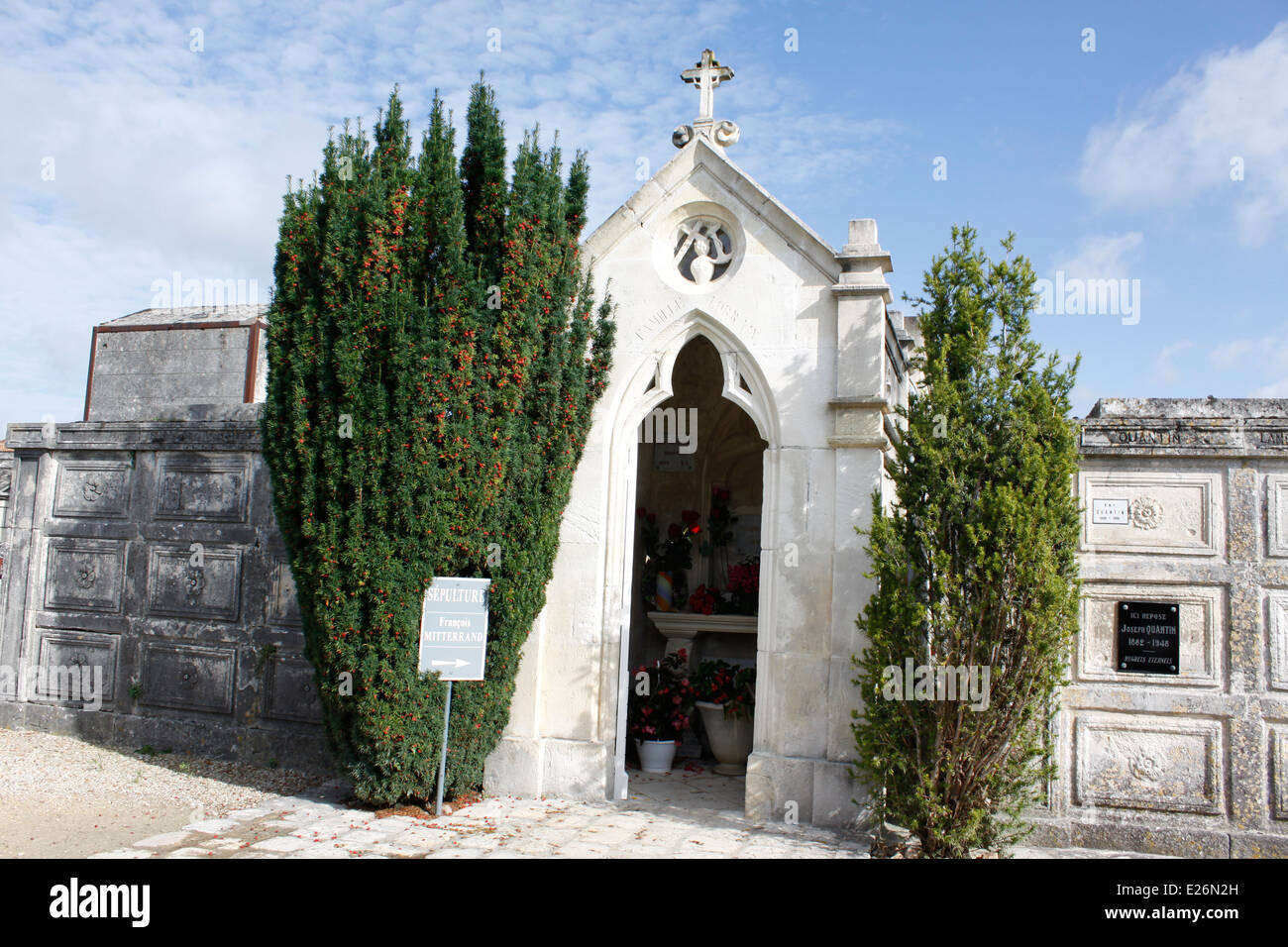 Jarnac, der Stadt wo Borned der ehemalige französische Staatspräsident ...