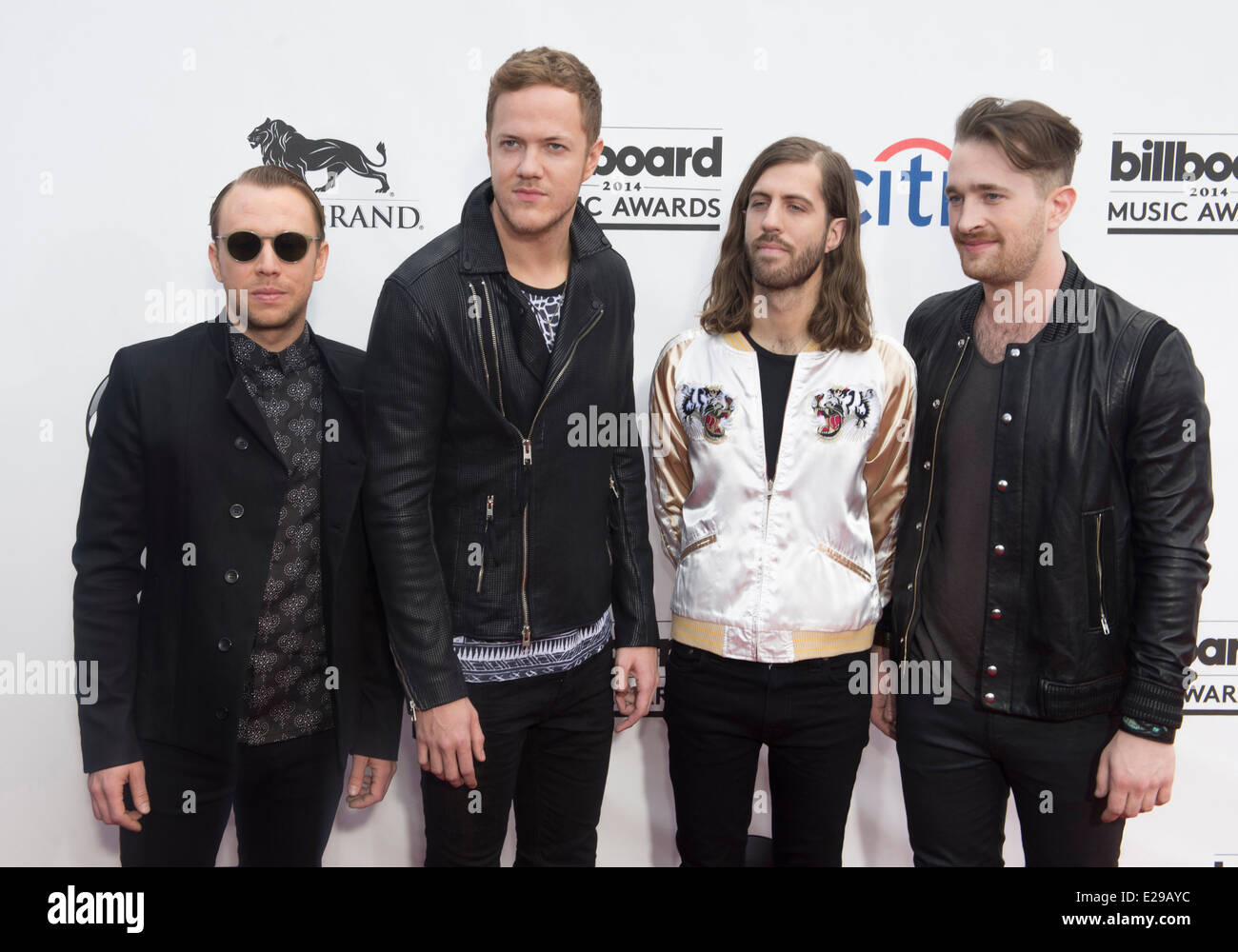 Rock Band Imagine Dragons besuchen den 2014 Billboard Music Awards in ...