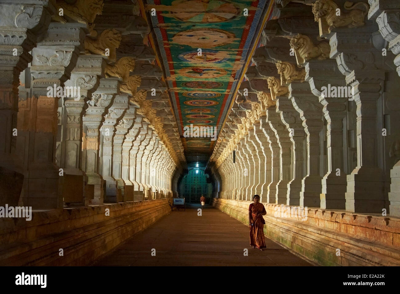 Indien, Tamil Nadu, Rameswaram, Ramanatha Swami Staatstempel ...