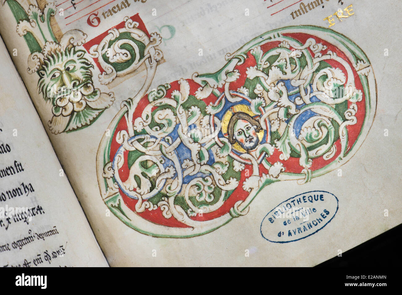 Frankreich, Manche, Avranches, Scriptorial, Mont Saint Michel ...