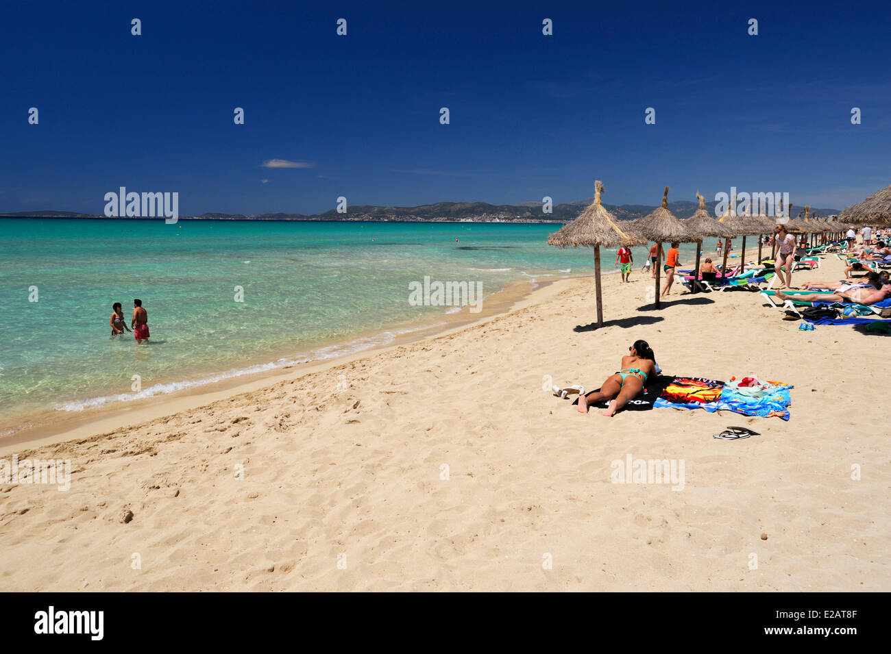 Spanien, Balearen, Mallorca, S'Arenal, El Arenal, Playa de Palma ...
