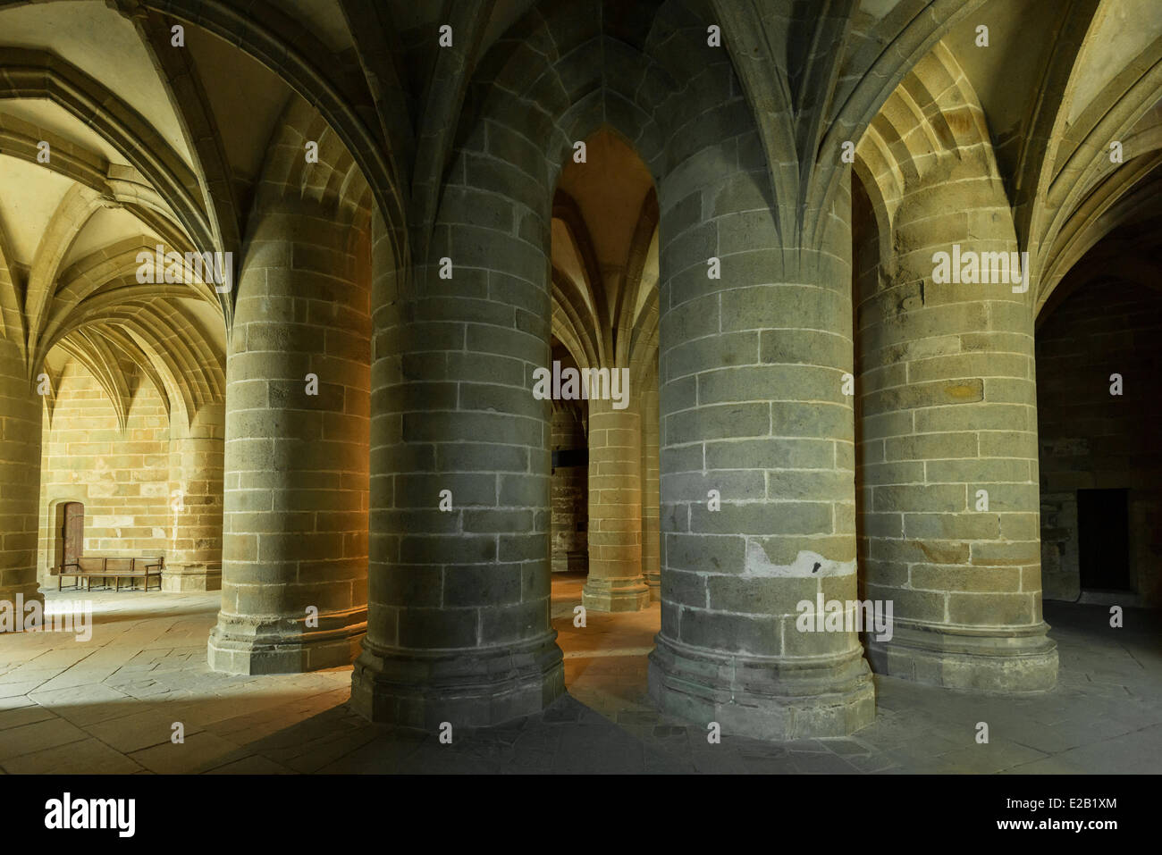 Bucht des Mont Saint Michel, Frankreich, Manche Weltkulturerbe von ...