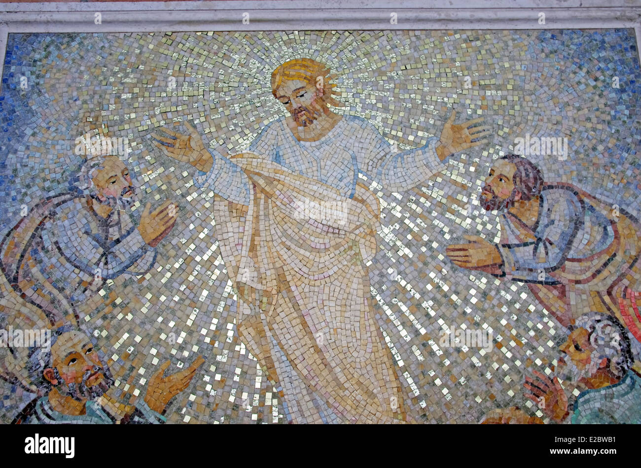 Resurrection Jesus Mosaic Stockfotos und -bilder Kaufen - Alamy