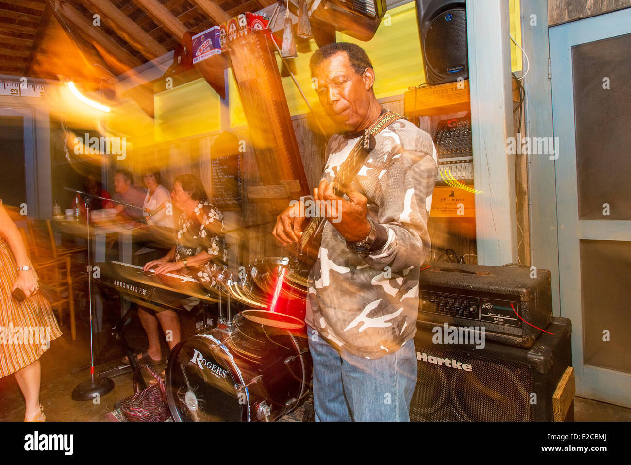 Bahamas, Eleuthera Insel, die Tippy Restaurant Stockfotografie - Alamy