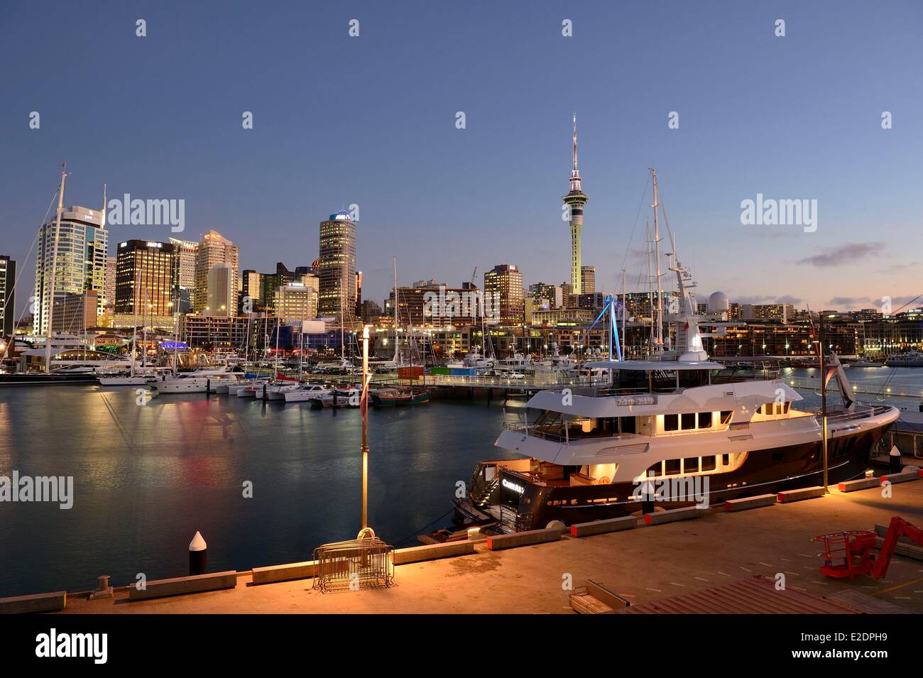 Neuseeland Nord Insel Auckland Viaduct Harbour (oder Viaduct Basin) ist ...