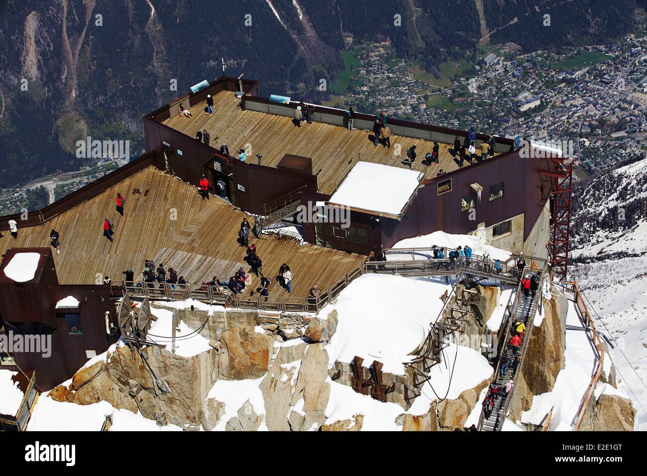 Die aiguille du midi seilbahnstation -Fotos und -Bildmaterial in hoher Auflösung – Alamy