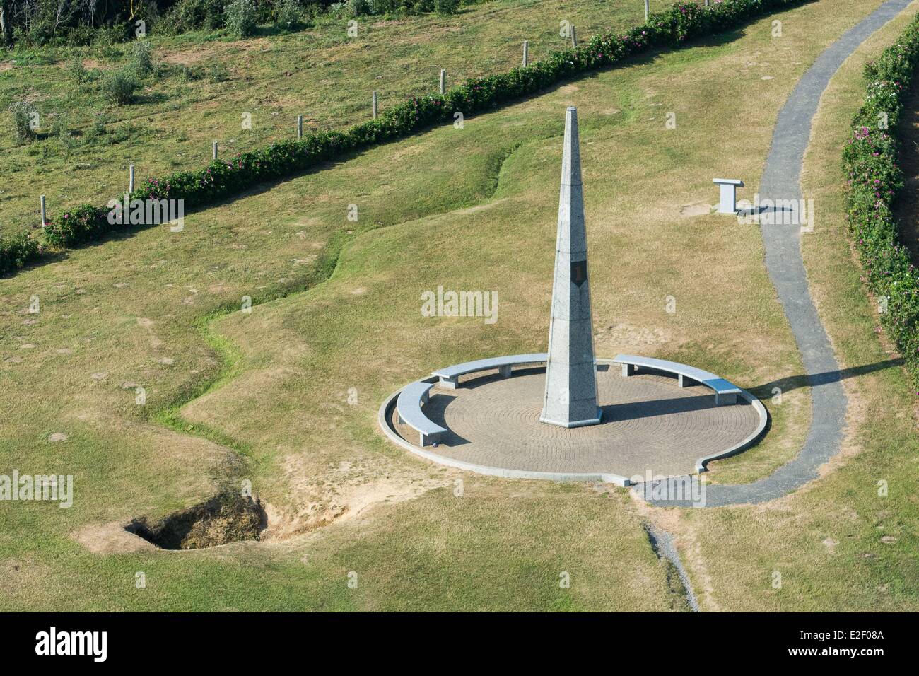 Frankreich Calvados Omaha Beach Colleville Sur Mer WN62 Bunker Denkmal ...