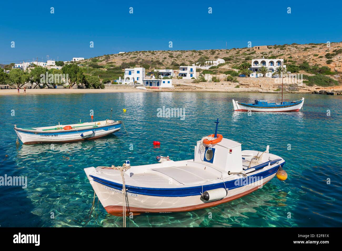 Griechenland, Cyclades Inseln, kleinen Kykladen, Iraklia Insel Agios ...