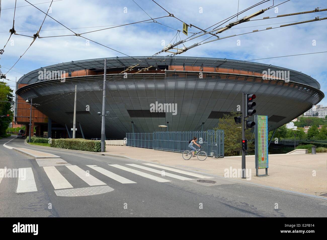 Frankreich Rhone Lyon entworfen von dem Architekten Renzo Piano das ...