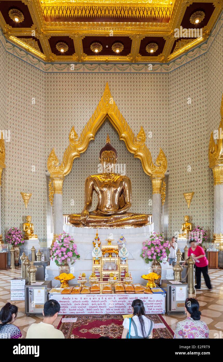 Thailand Bangkok Wat Traimit den Tempel des goldenen Buddha beherbergt ...