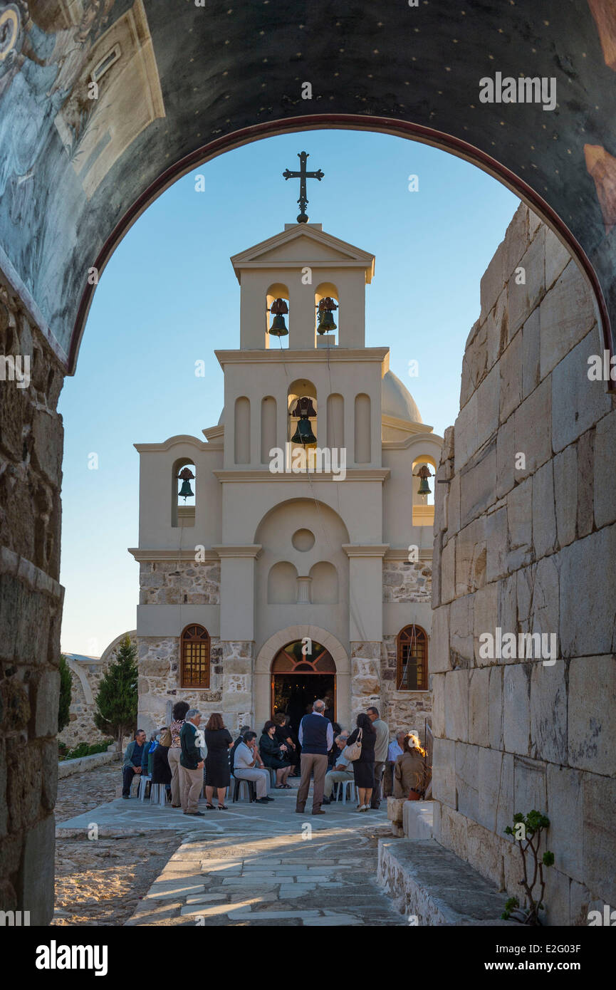 Griechenland Kykladen Inseln Anafi Insel baute das Kloster Zoodochos ...