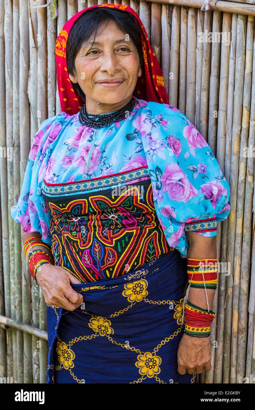 Panama San Blas Archipel bewohnt und verwaltet von Kuna indischen ...