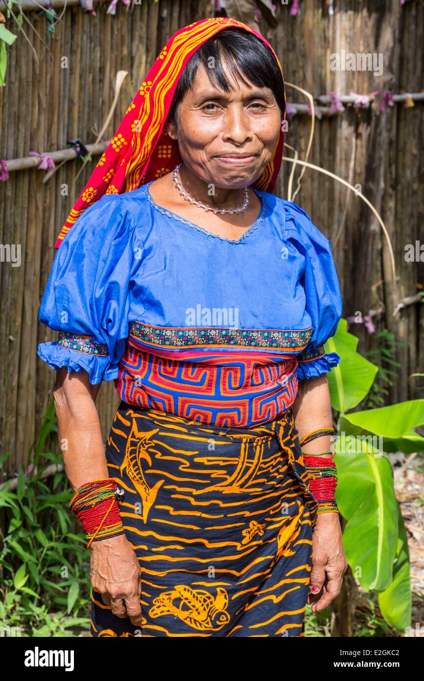 Panama San Blas Archipel bewohnt und verwaltet von Kuna indischen ...