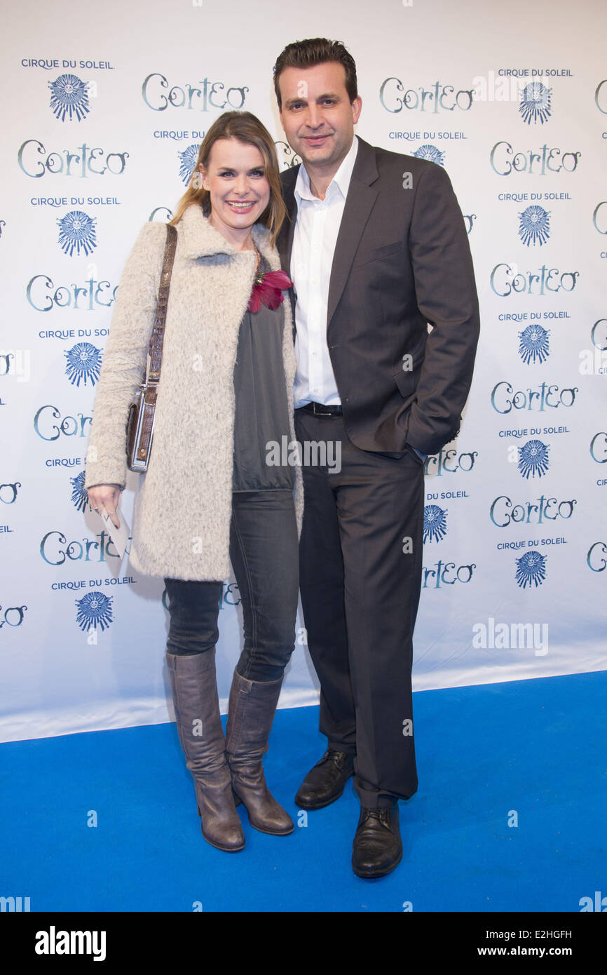 Andrea Luedke, Stephan Tscharntke bei der Premiere von Cirque Du Soleil ...