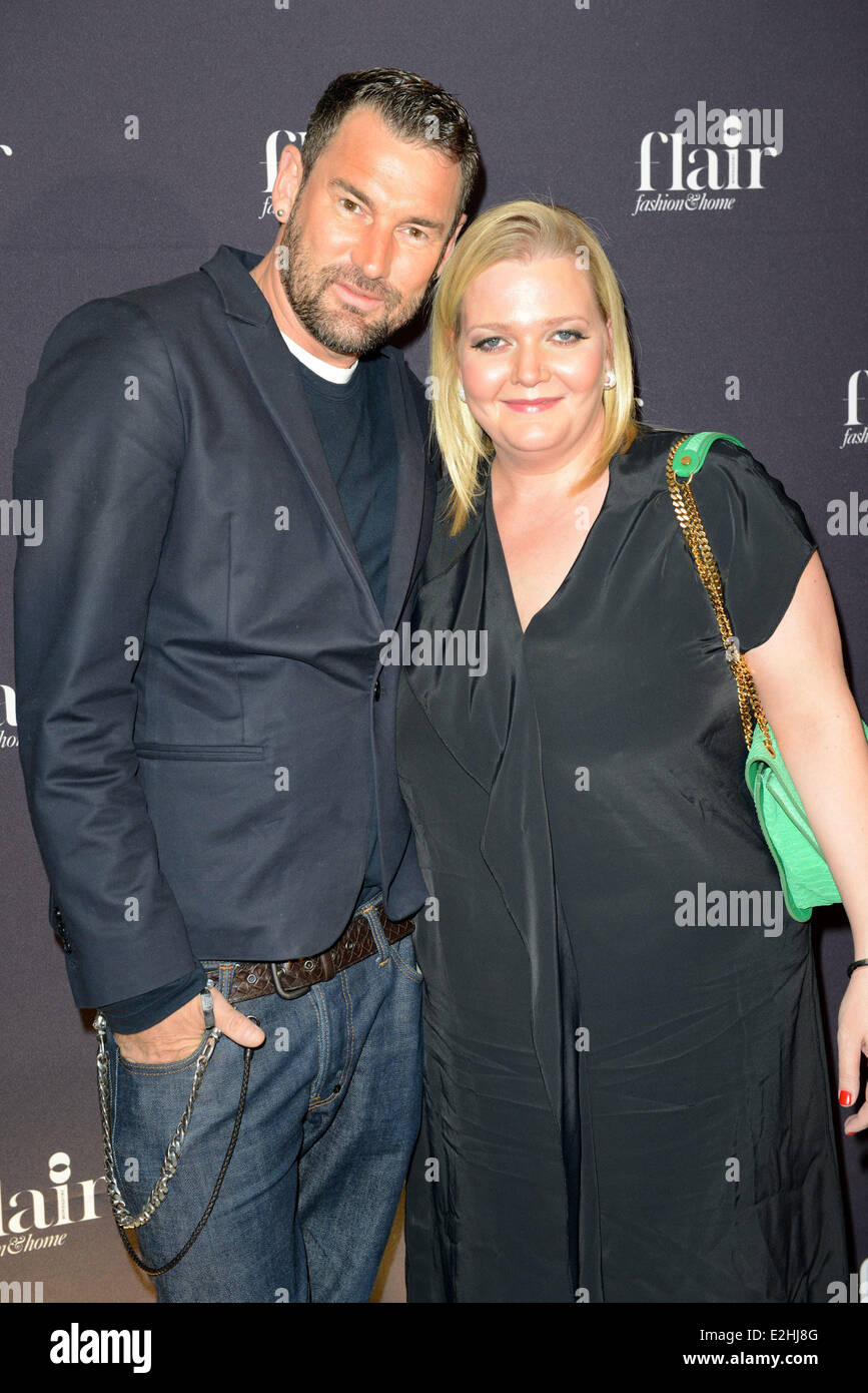Michael Michalsky und Ingrid Rose am Flairnissage des Magazins Flair Mode & Hause bei Mercedes ...