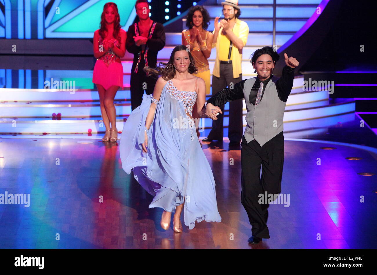 Simone Ballack im deutschen Fernsehen RTL show "Let ´s Dance" im ...