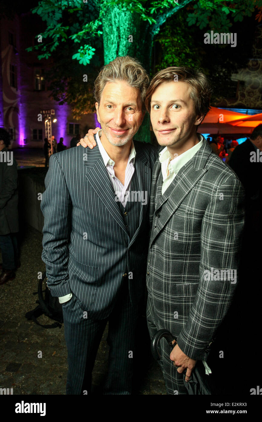 Rufus und Jonathan Beck bei Audi haben schneiden beim Filmfest München. Wo: München wenn: 29 ...