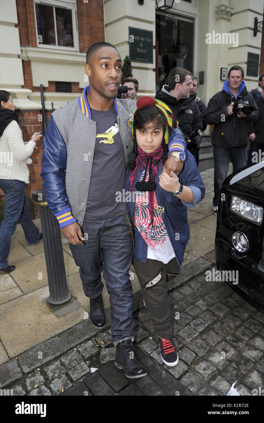 Richter, verlassen ihr Hotel im Voraus "Britain es Got Talent" auditions Birmingham mit: Simon ...