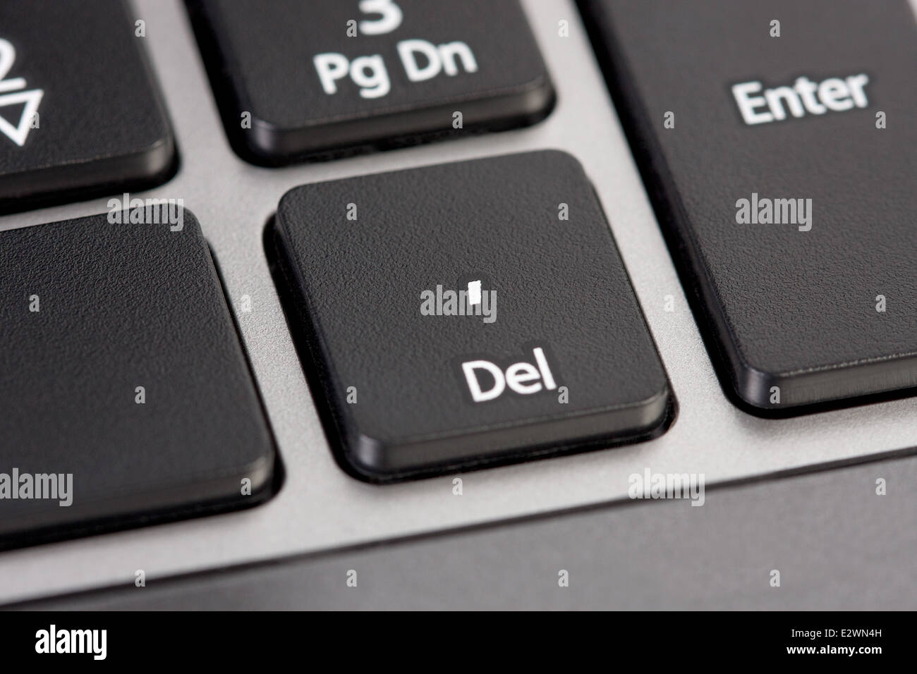 Delete Button And Computer Stockfotos und -bilder Kaufen - Alamy