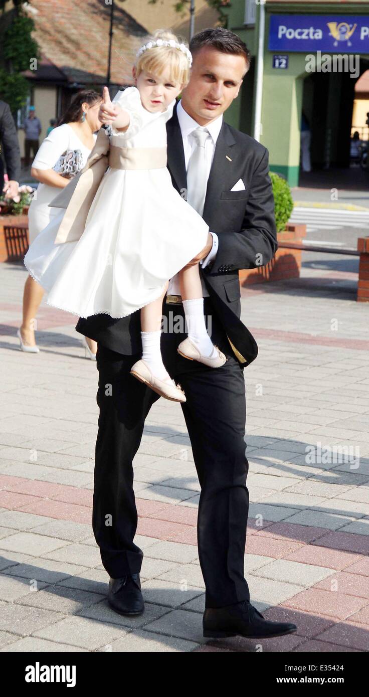 Die Hochzeit von Robert Lewandowski und Anna Stachurska in der Pfarrei ...