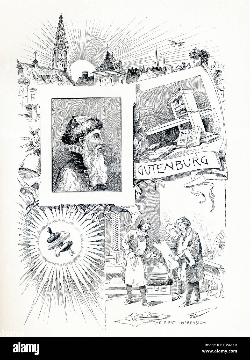 Johannes gutenberg druckerpresse -Fotos und -Bildmaterial in hoher ...