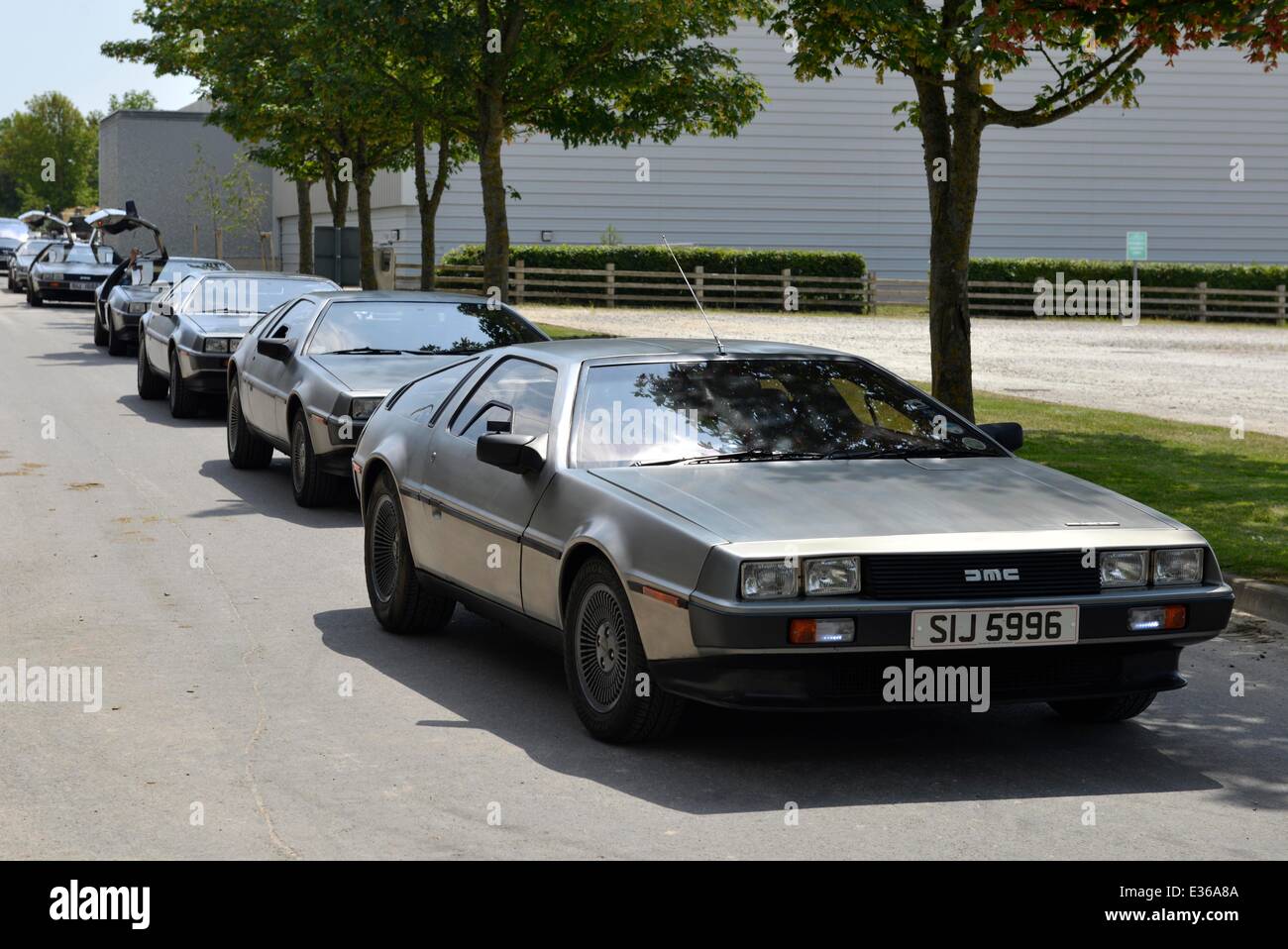 DeLorean Autos Besitzer Rallye, Oldtimer-DeLorean DMC-12 ...