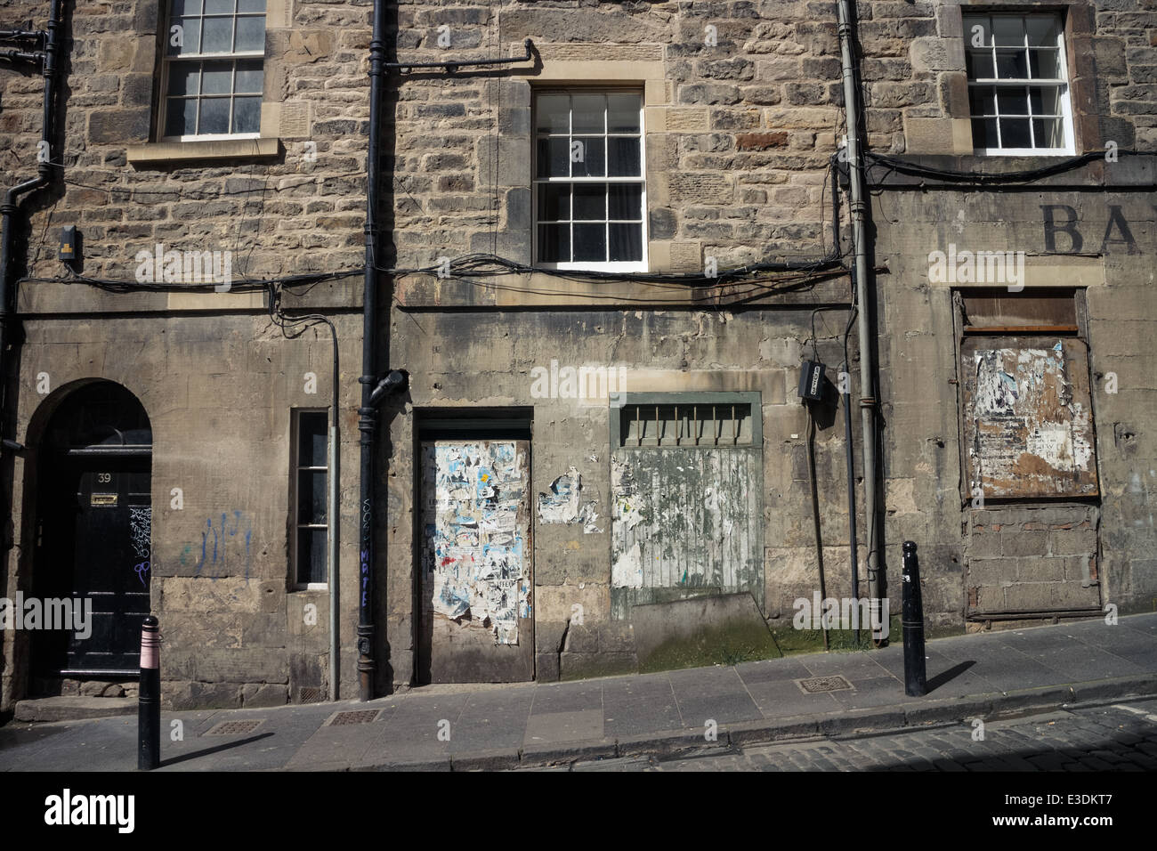 Niddry Street in Edinburghs Altstadt Stockfotografie - Alamy