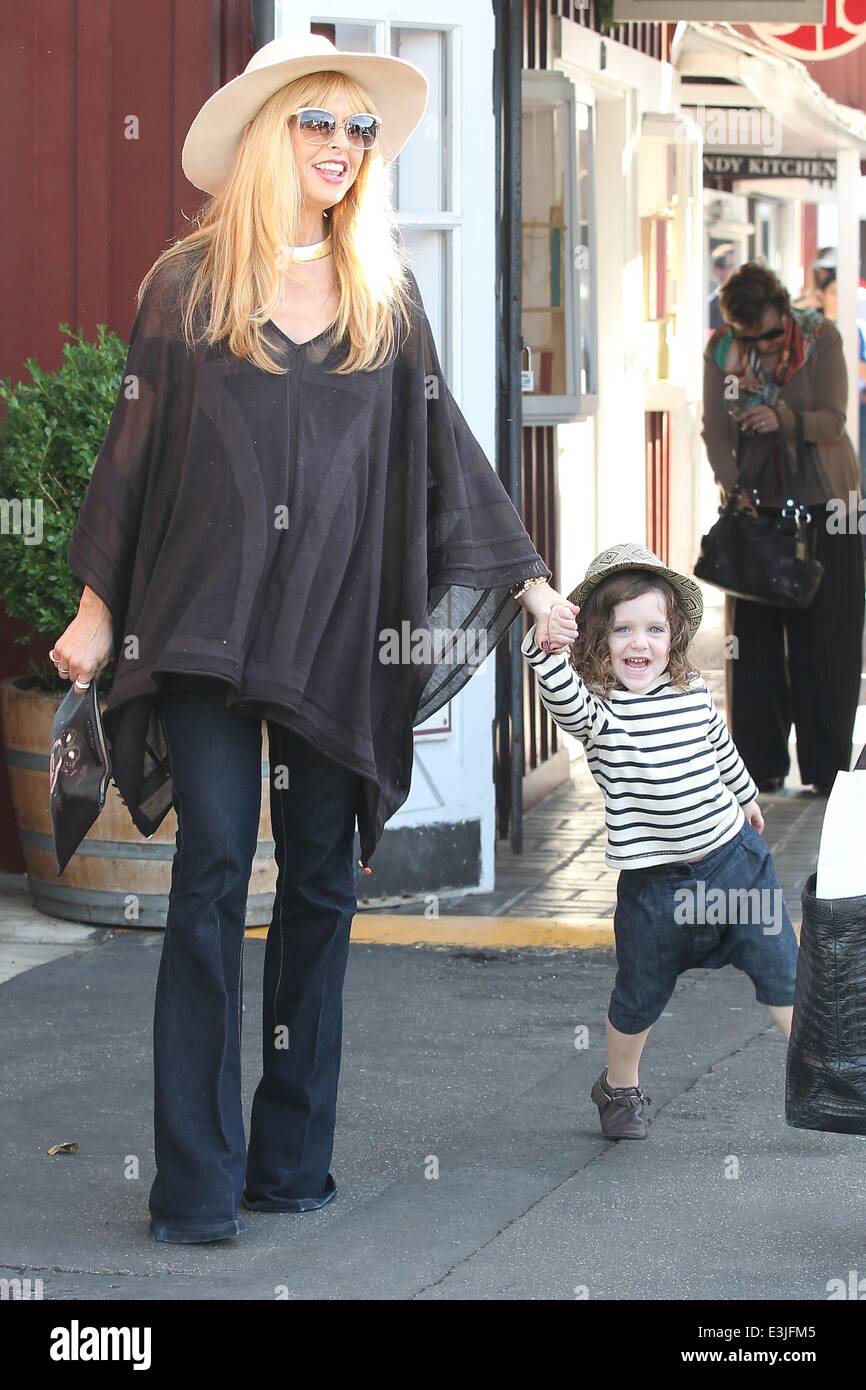 Rachel Zoe mit Ehemann Rodger Berman und Sohn Skyler in Brentwood ...