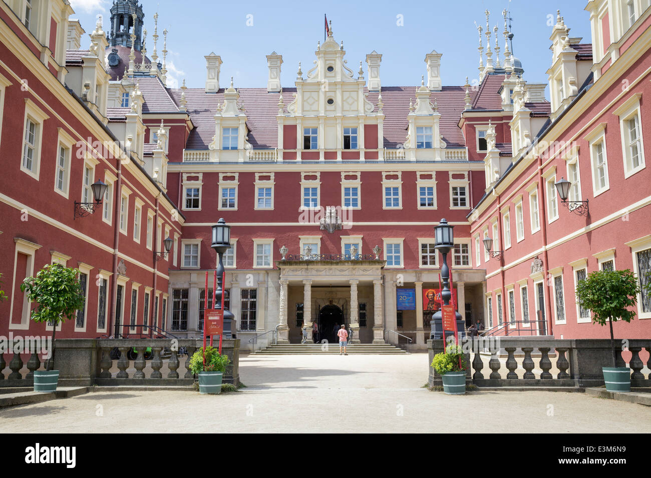 Neuen Schloss, Bad Muskau, Muskauer Park, Fuerst Pueckler Park ...