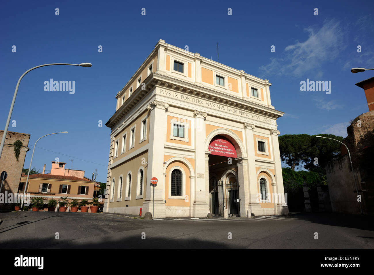 Italien, Rom, Gianicolo-Hügel, Porta San Pancrazio, Museo della ...