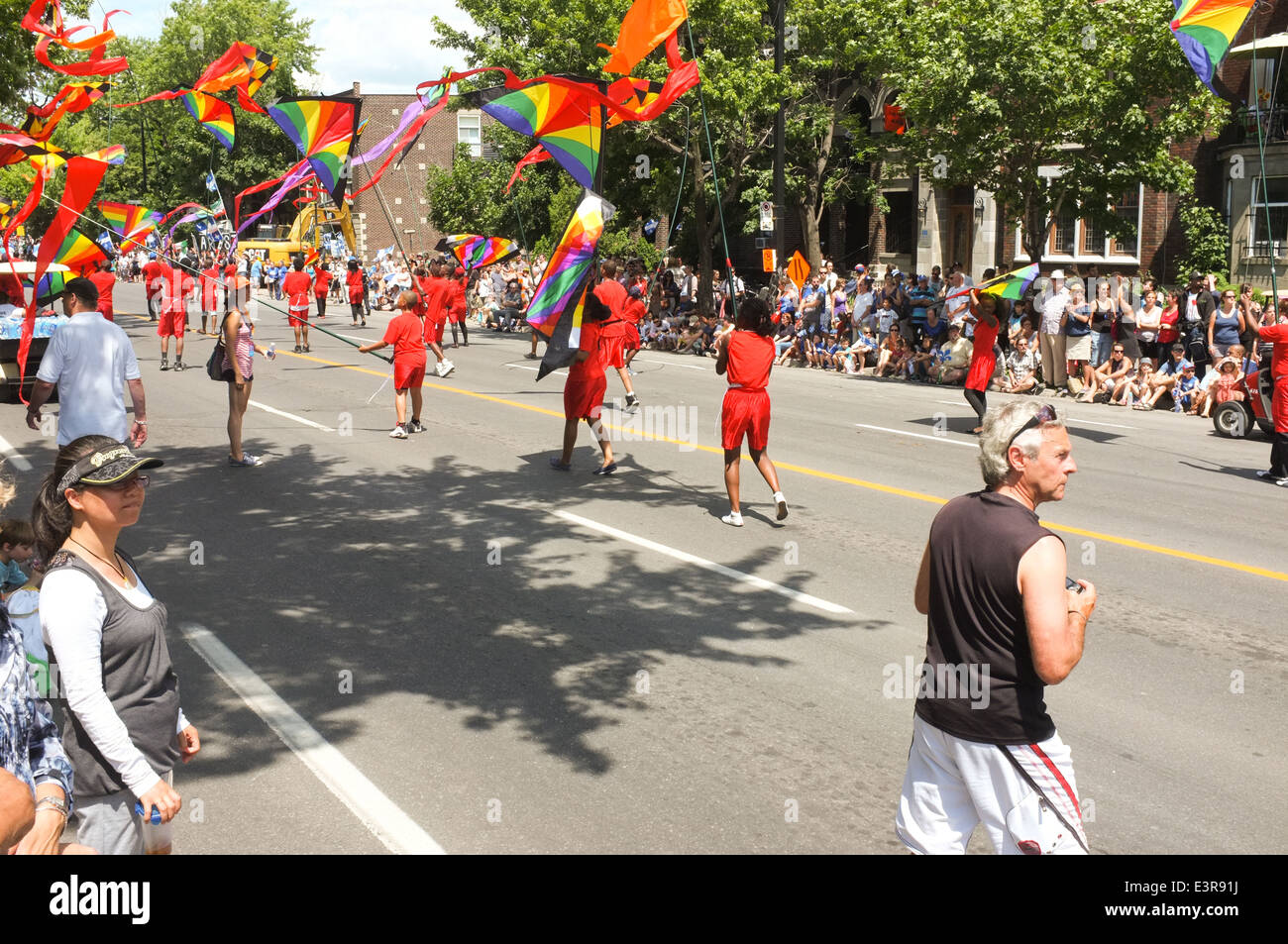 Saint jean baptiste day parade Stockfotos und -bilder Kaufen - Alamy