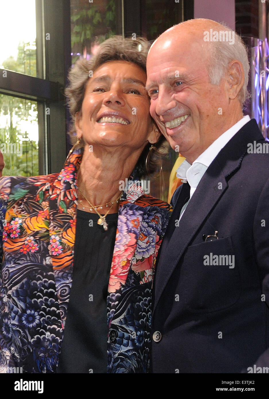 Willy Bogner und seine Frau Sonia kommen für eine Gala zu ihren Ehren ...