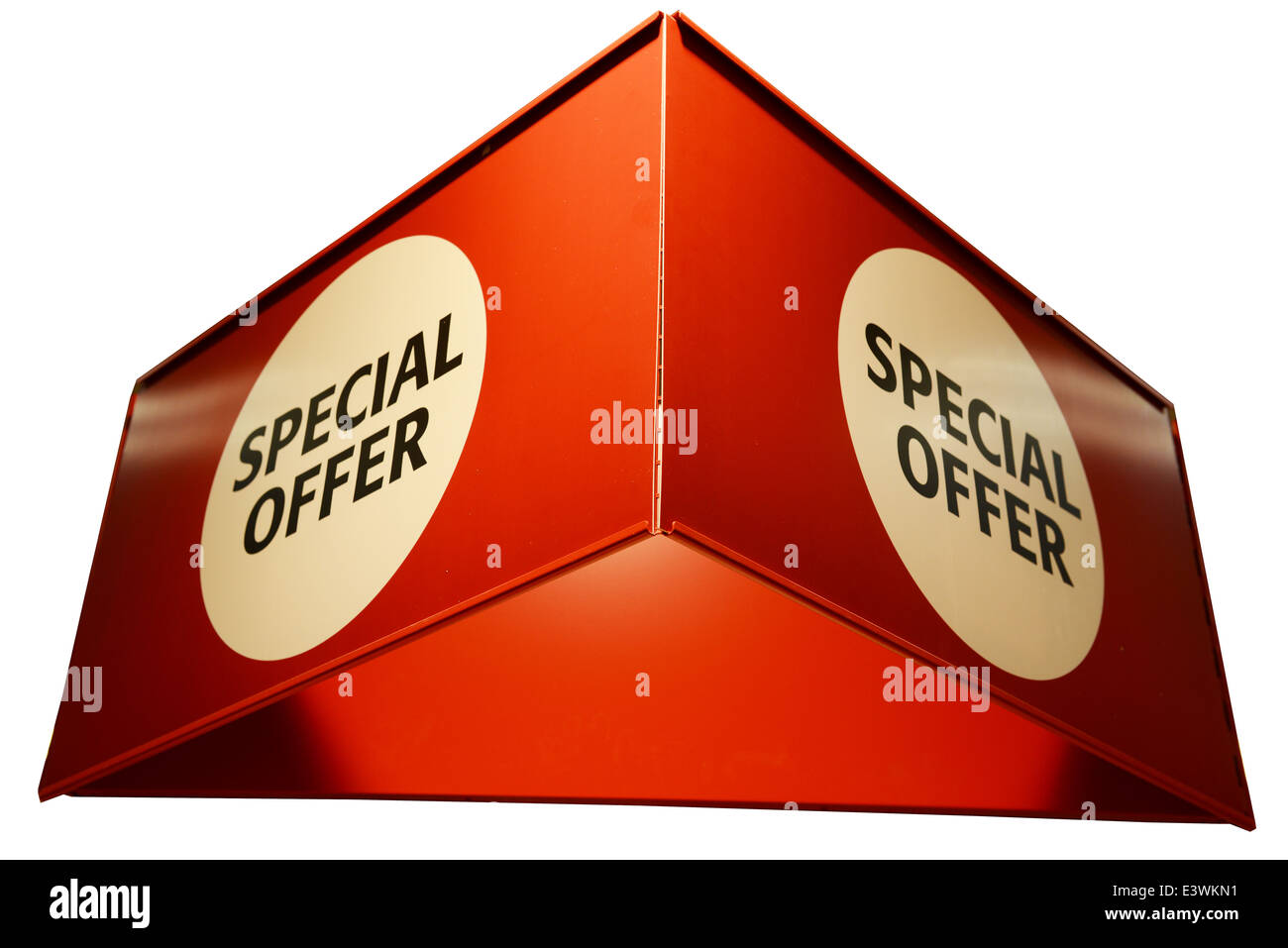 Angebot Schild Beschilderung Supermarkt Stockfotos und -bilder Kaufen ...