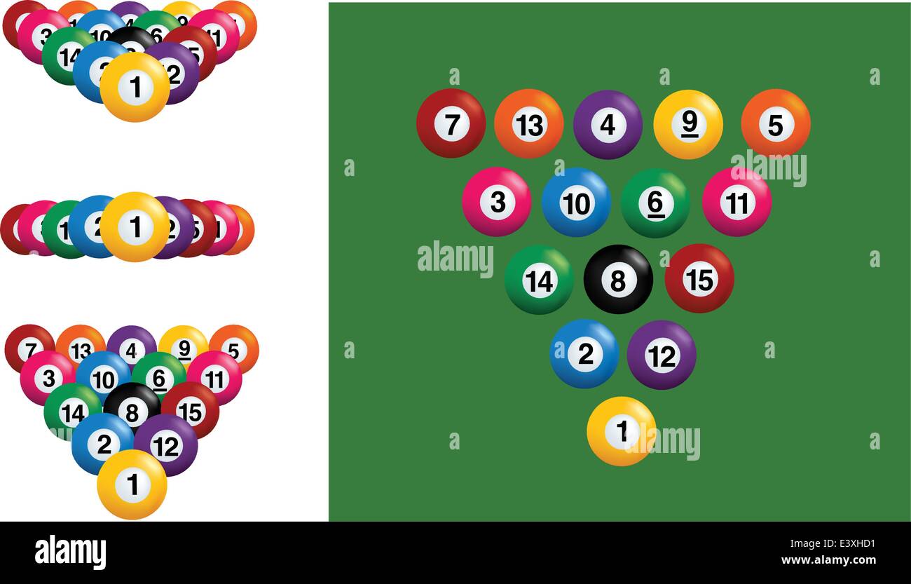 Billard ball vektor vektoren -Fotos und -Bildmaterial in hoher ...